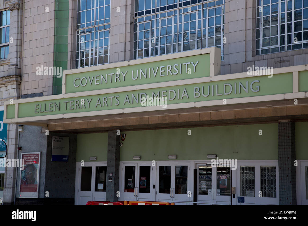 External shot of Coventry University building Stock Photo - Alamy