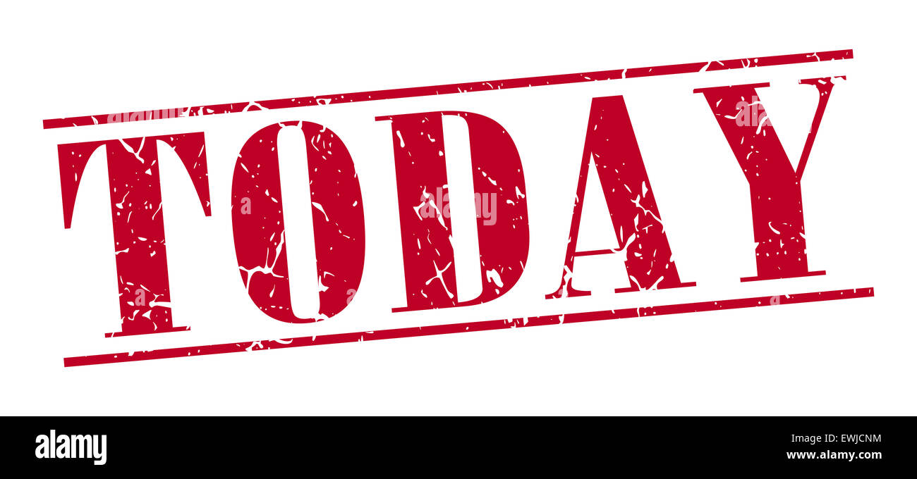 today red grunge vintage stamp isolated on white background Stock Photo ...