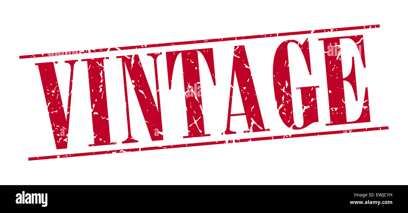 vintage red grunge vintage stamp isolated on white background Stock ...