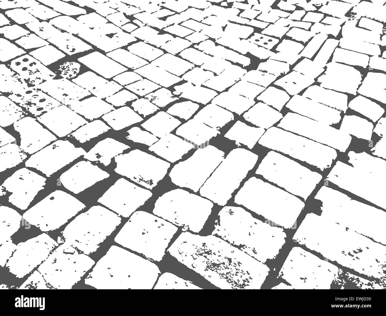 Block paving path Stock Vector Images - Alamy