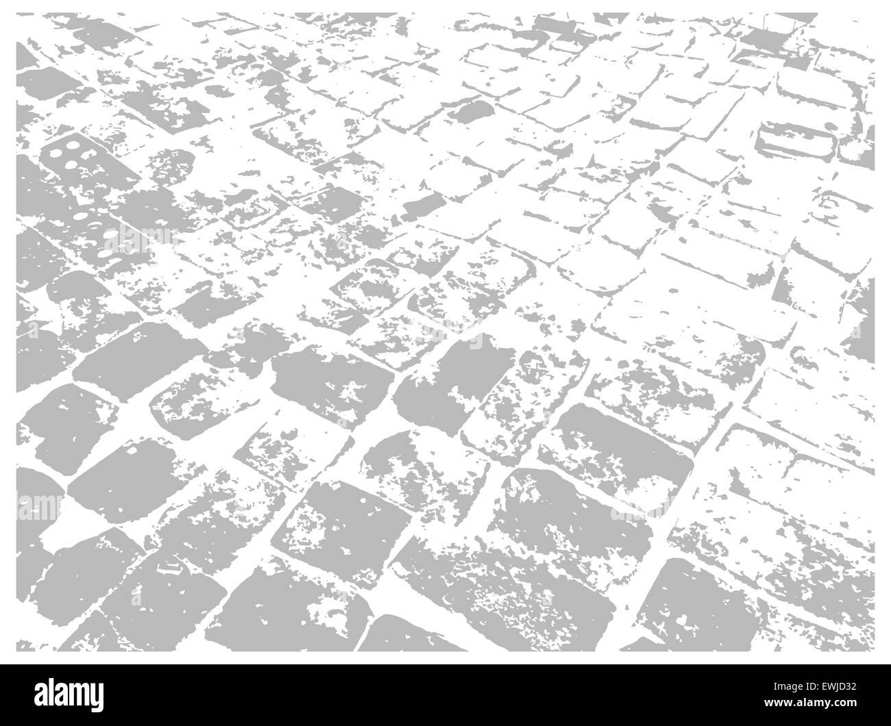 Stone block paving path Stock Vector Images - Alamy