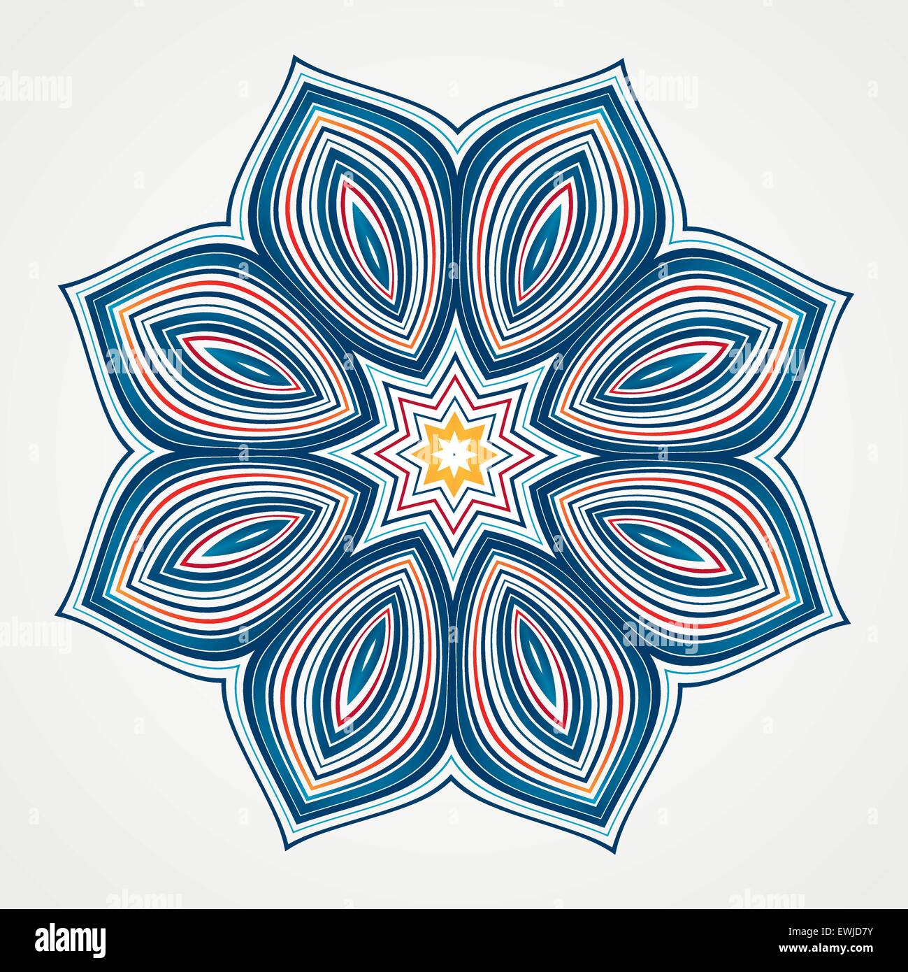 Black lotus flower mandala Stock Vector Images - Alamy
