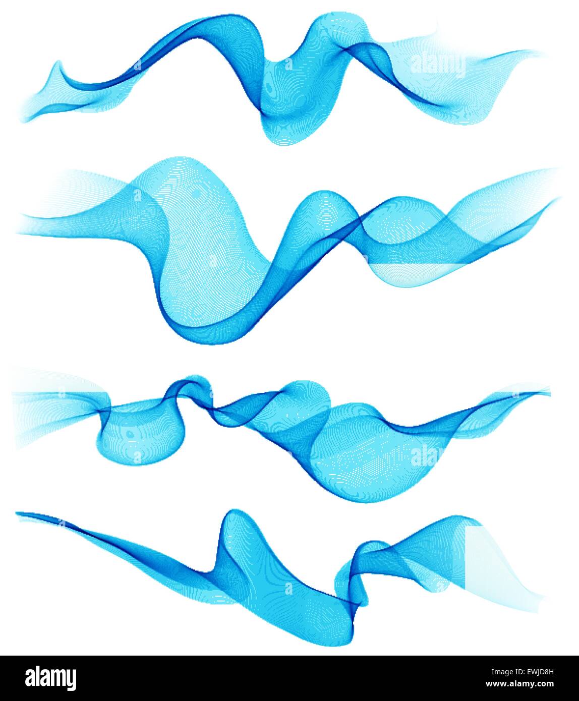 Set of transparent soft lines on white Stock Vector Image & Art - Alamy