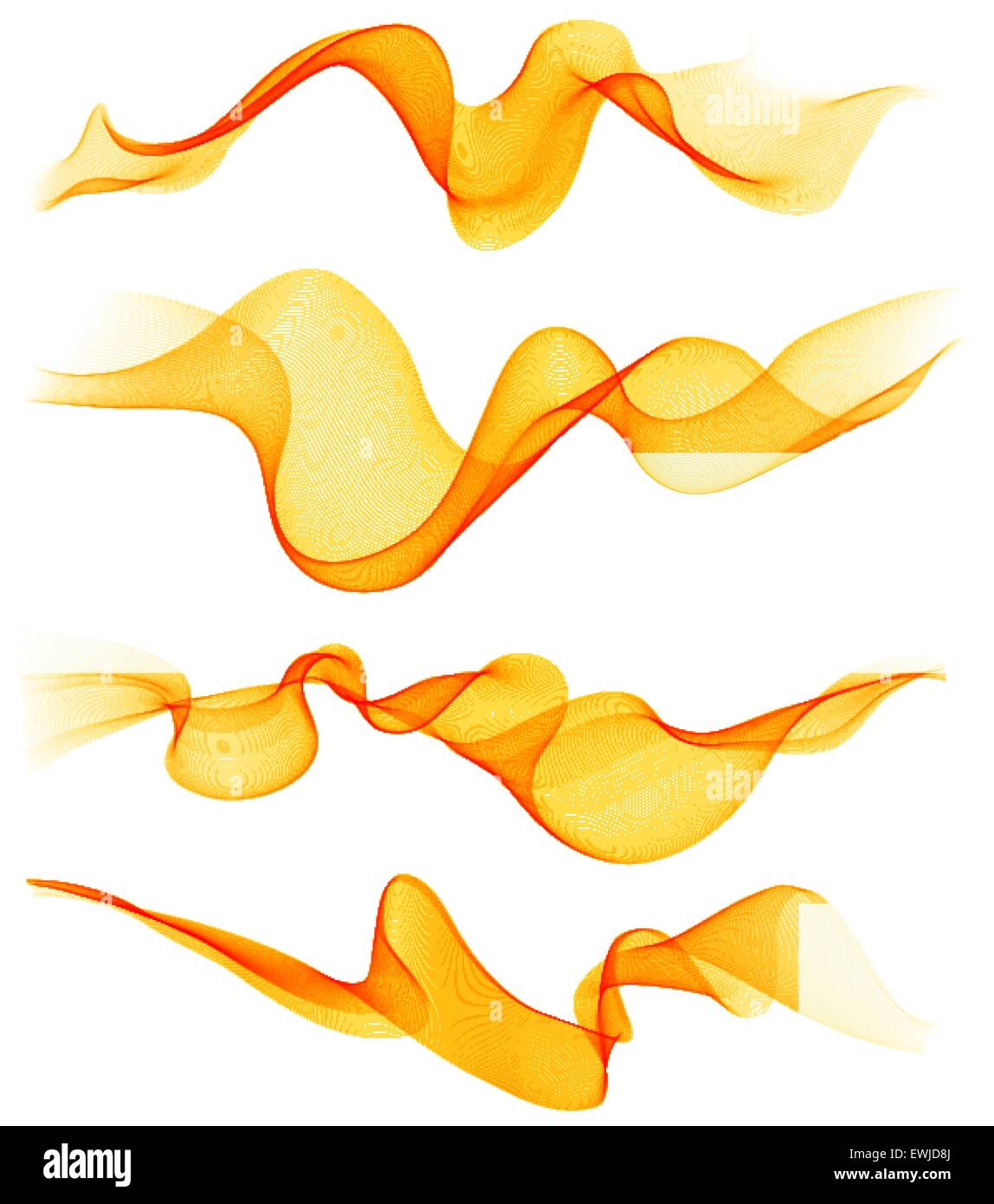 Set of transparent soft lines on white Stock Vector Image & Art - Alamy