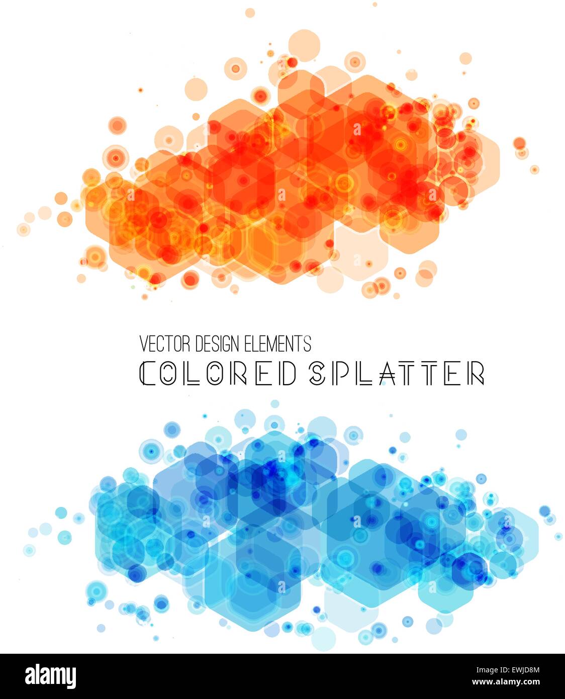 Vector abstract background with color splash Stock Vector Image & Art ...