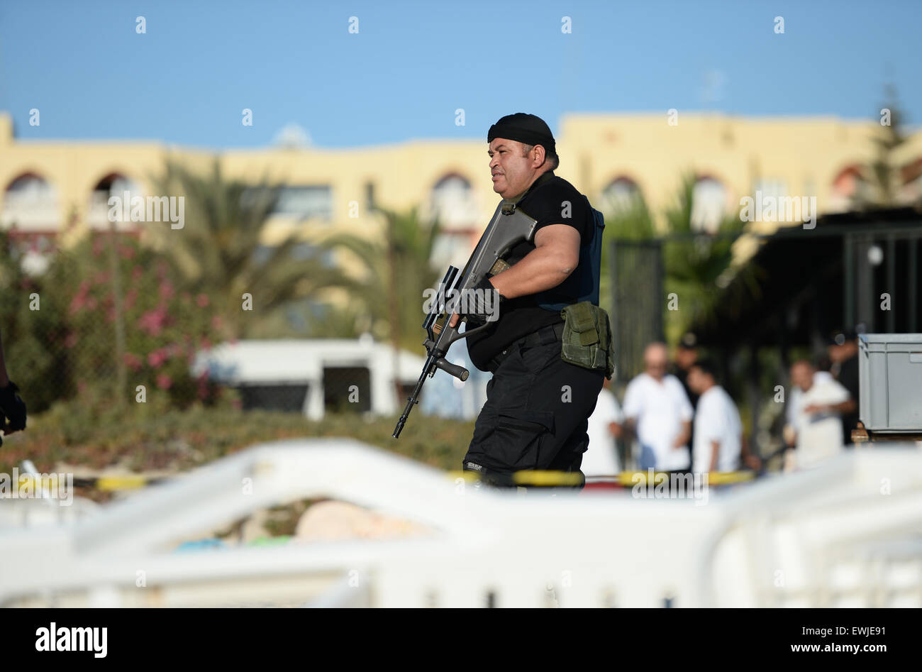 Killed in the sousse terror attack in tunisia hi-res stock photography ...