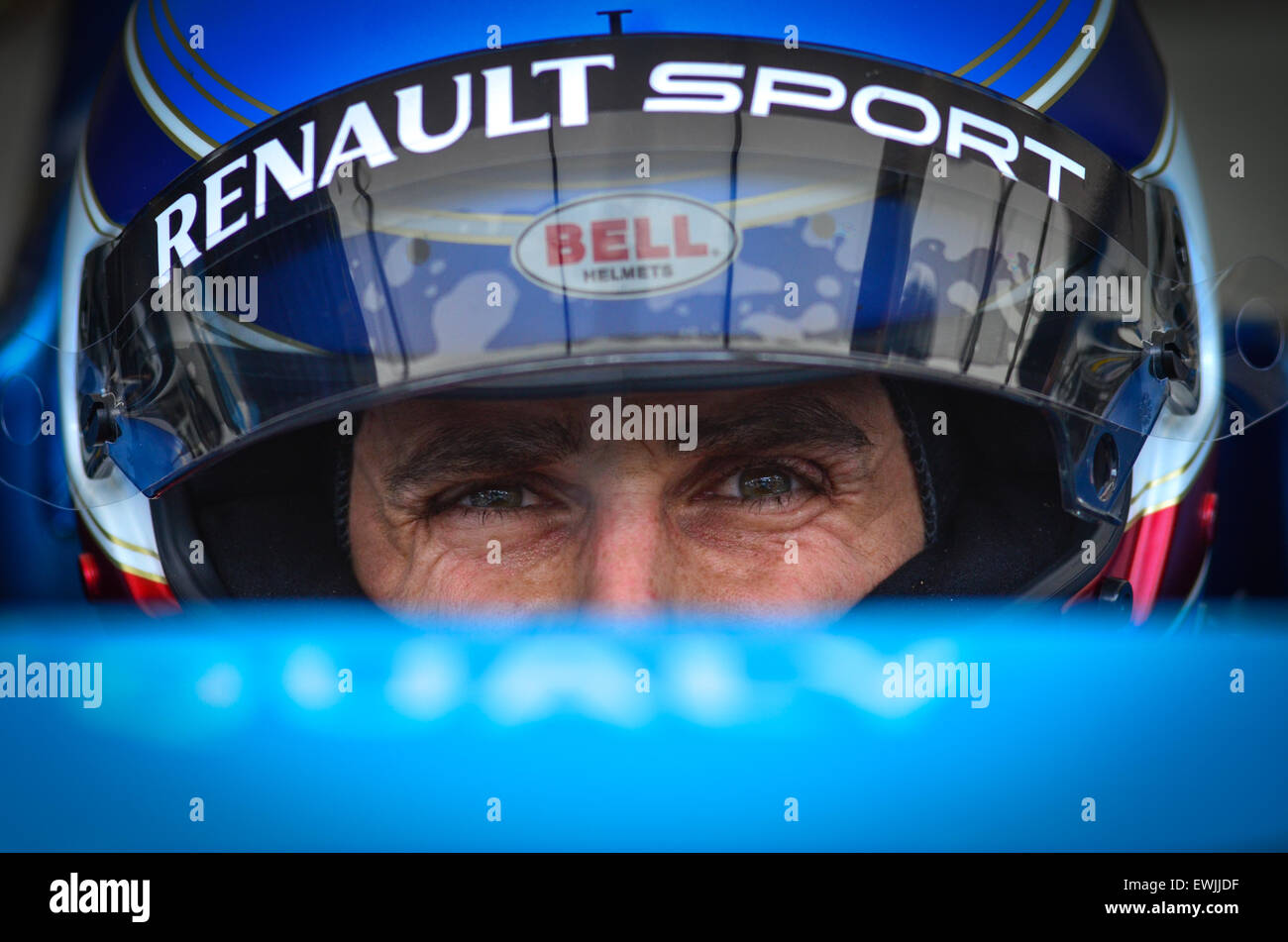 London, UK. 27th June, 2015. Action from the London Formula-e Grand ...