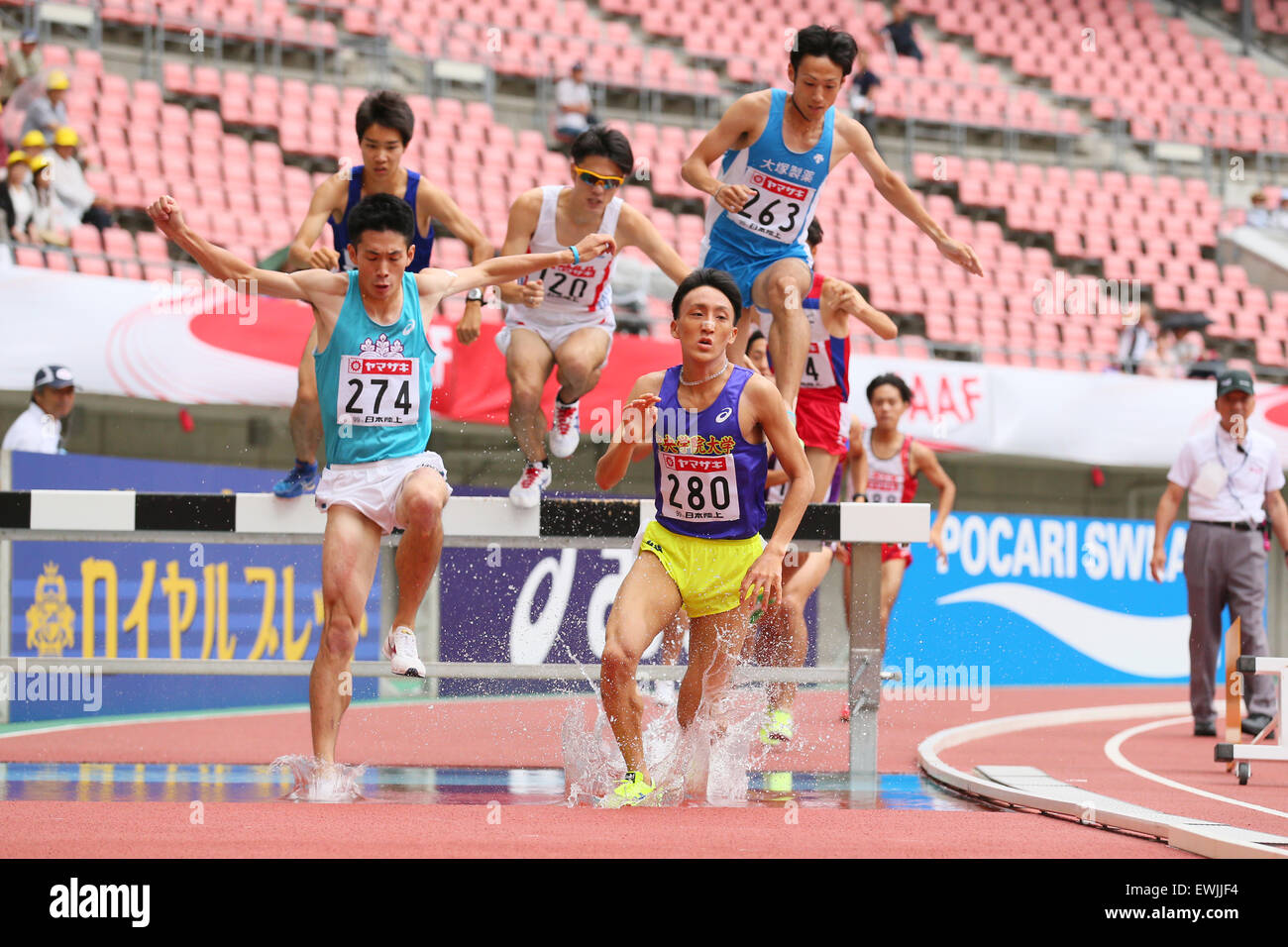 Denka Big Swan Stadium, Niigata, Japan. 26th June, 2015. Hironori Tsuetaki, JUNE 26, 2015 ...