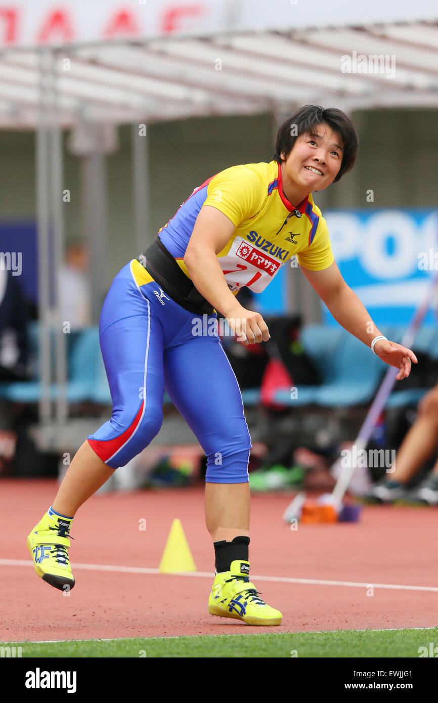 Denka Big Swan Stadium, Niigata, Japan. 26th June, 2015. Yuki Ebihara ...