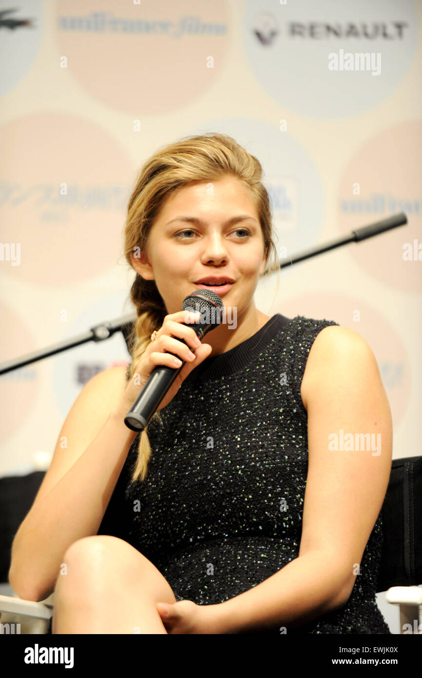 French singer and actress Louane Emera attends Film Festival 2015 in ...