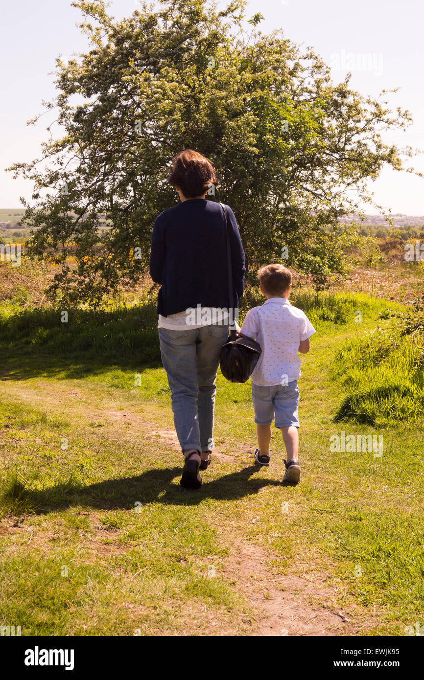 Walking with grandma hi-res stock photography and images - Alamy