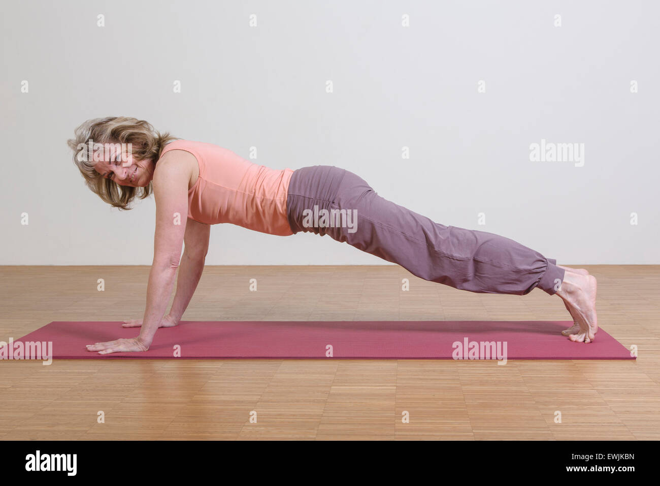 Female yoga coach hi-res stock photography and images - Alamy