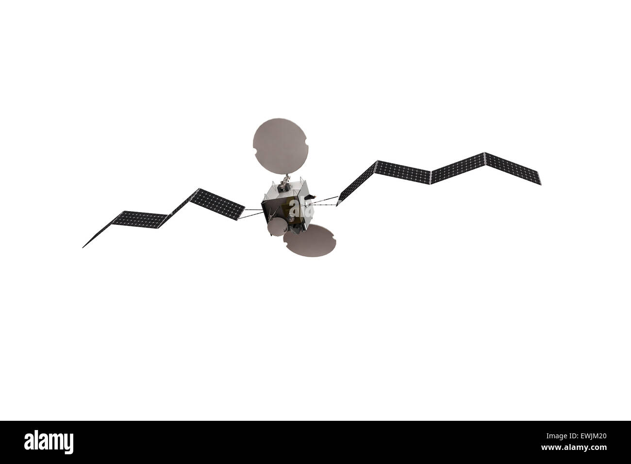 satellite isolated on white background Stock Photo - Alamy