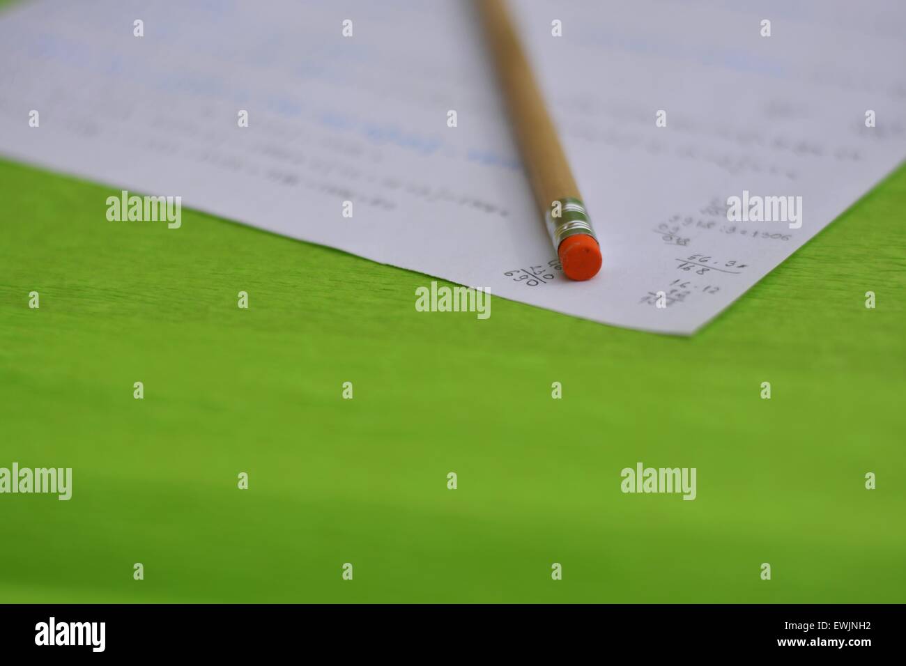 The mathematical task Stock Photo - Alamy