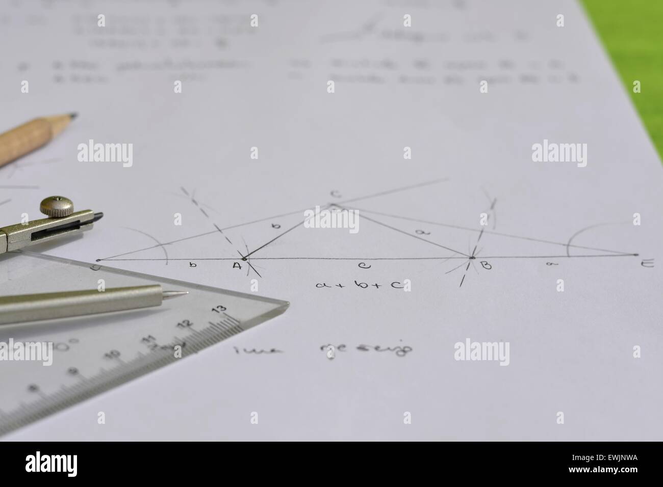 Geometry accessories hi-res stock photography and images - Alamy