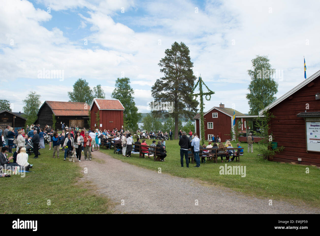 Midsummer sweden celebration hi-res stock photography and images - Alamy