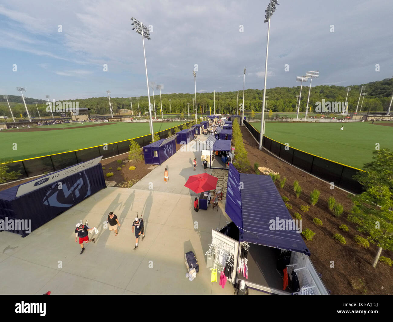 Sports complex aerial hi-res stock photography and images - Alamy