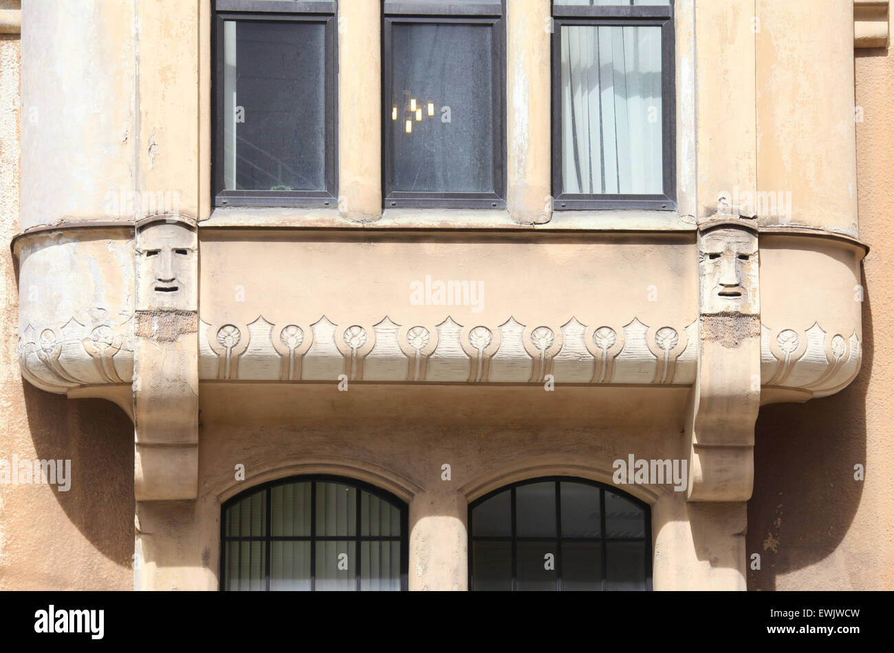 Early Perpendicular Art Nouveau apartment building by architect ...