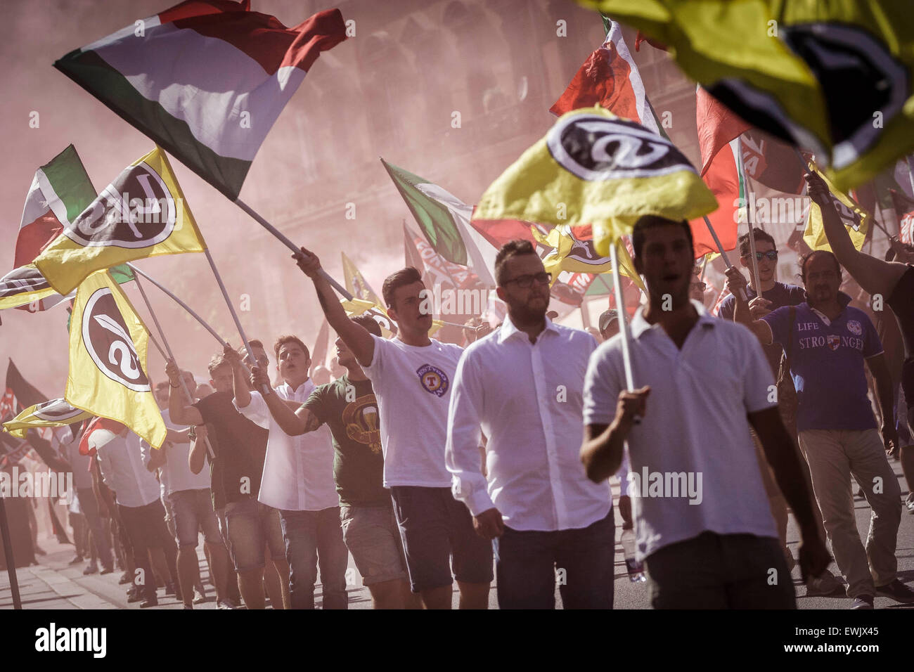 Members public wave flags hi-res stock photography and images - Alamy