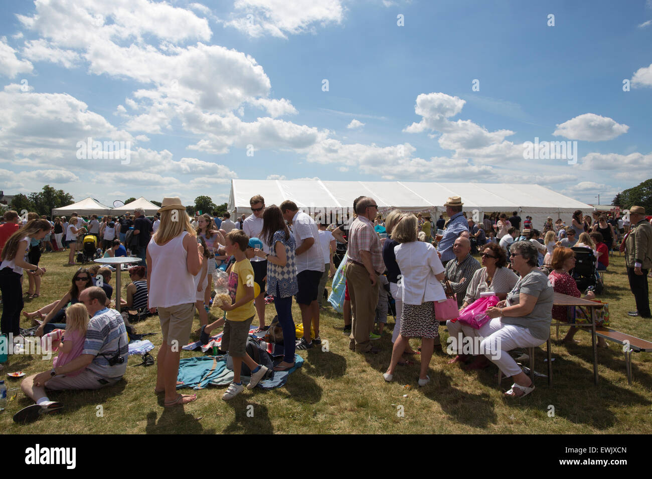 Wimbledon Village Fair 2015, Southside Wimbledon Common, Greater London ...