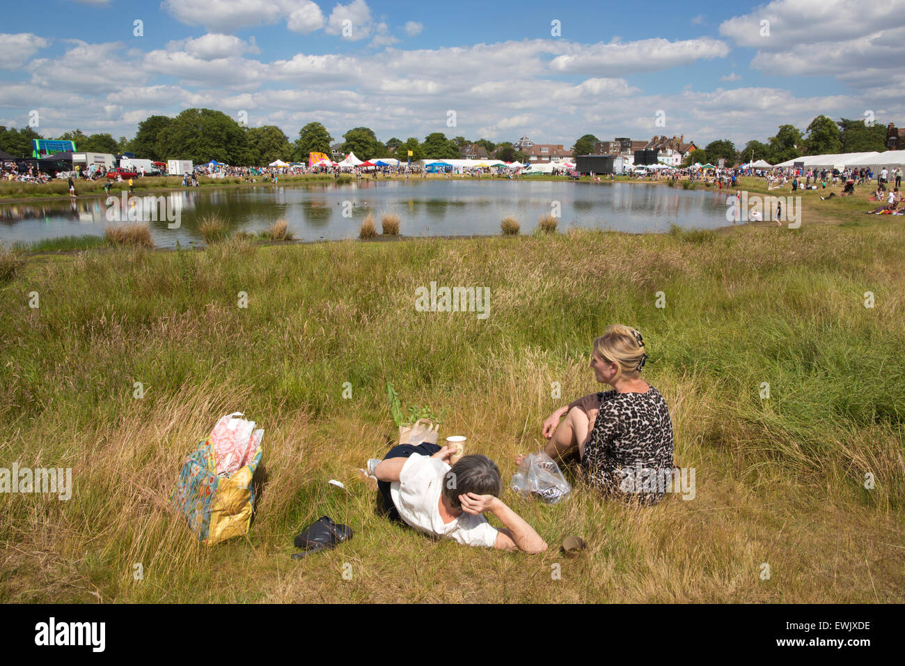 Wimbledon Village Fair 2015, Southside Wimbledon Common, Greater London ...