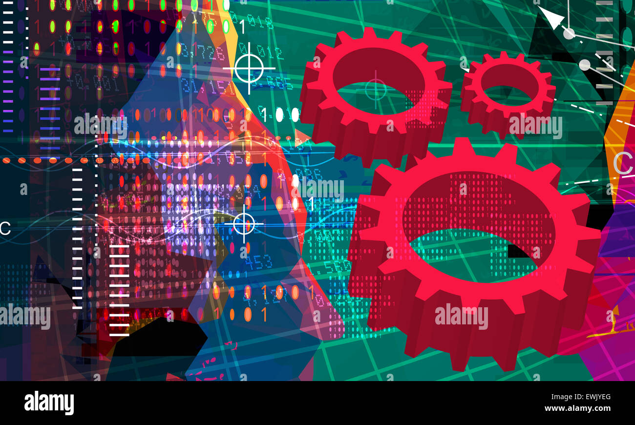 Technical Research Abstract - Stock Image Stock Photo - Alamy