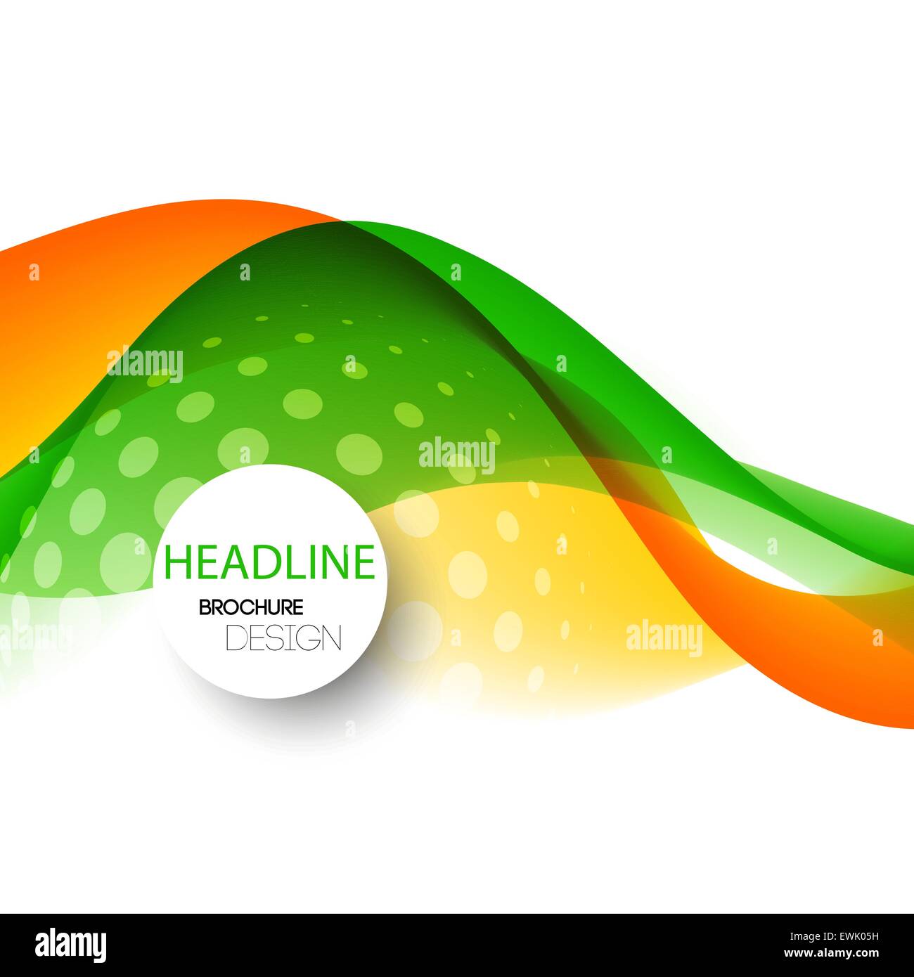 Abstract curved lines background. Template brochure design Stock Vector ...