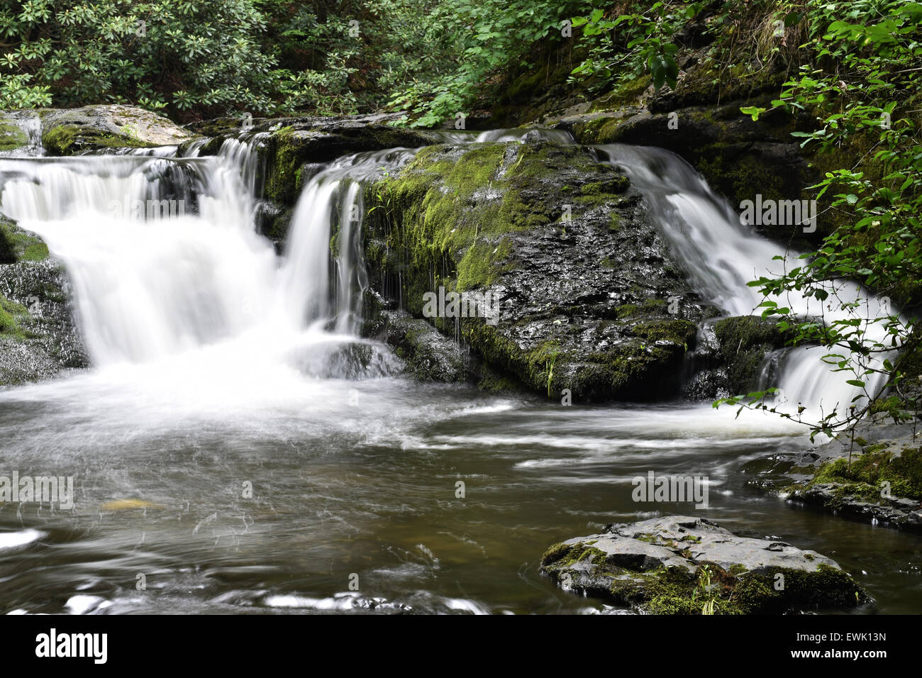 Beautiful Waterfall in New Jersey Stock Photo - Alamy