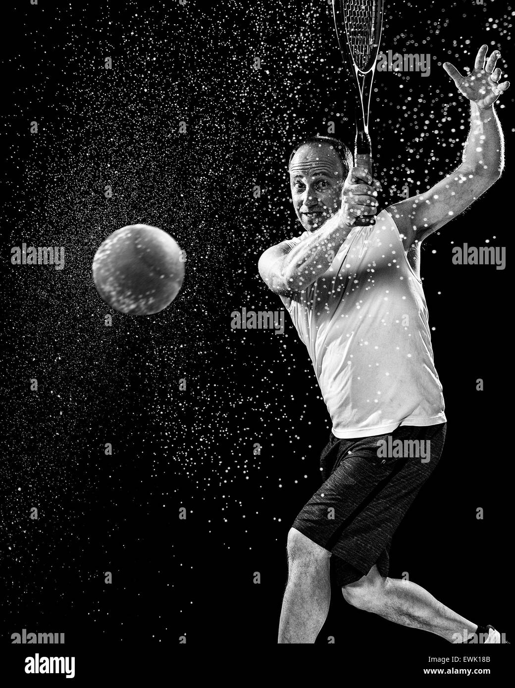 Sport tennis action shot hi-res stock photography and images - Alamy