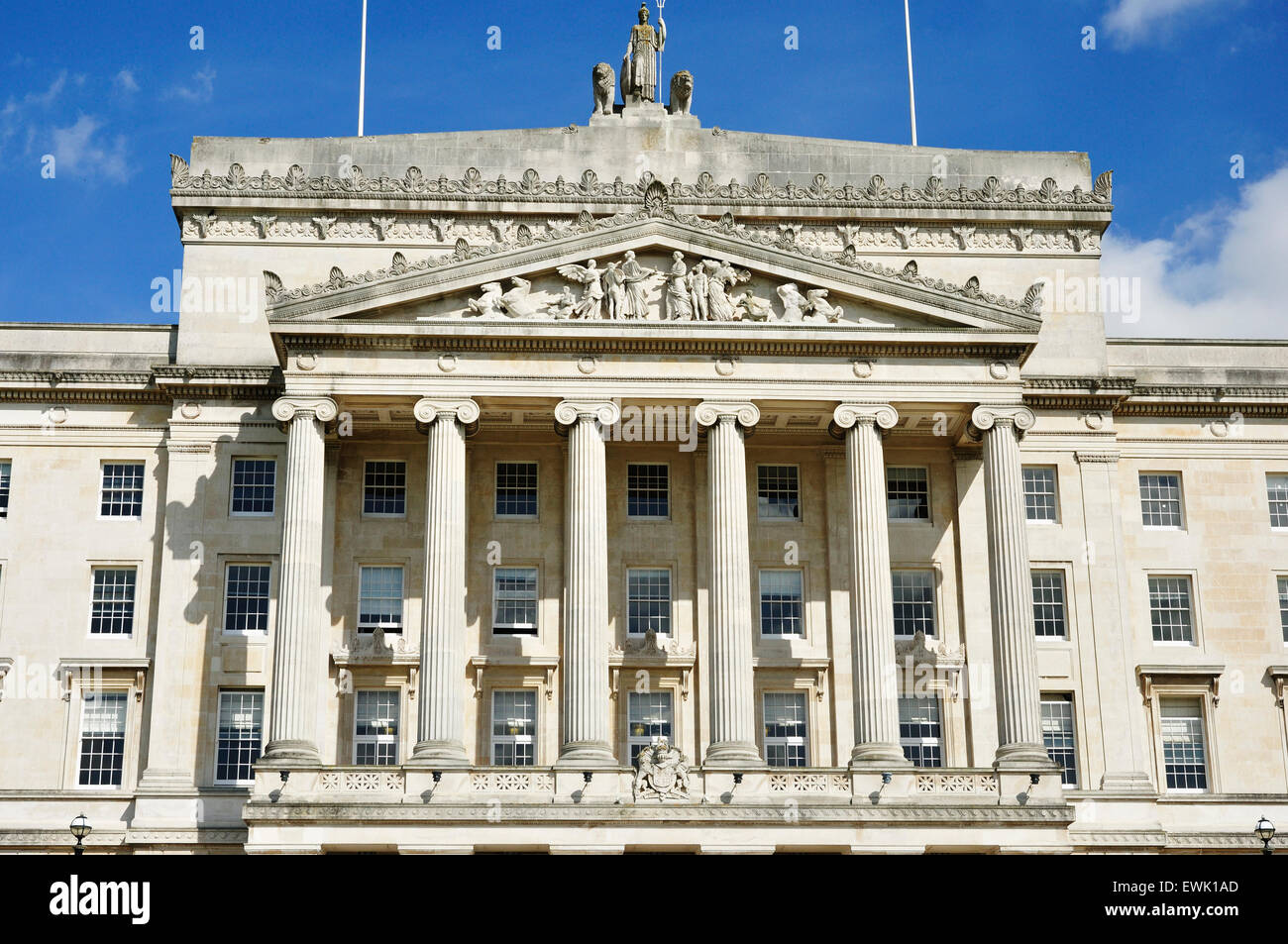 Parliament Building, Stormont, Belfast, Northern Ireland, UK Stock ...