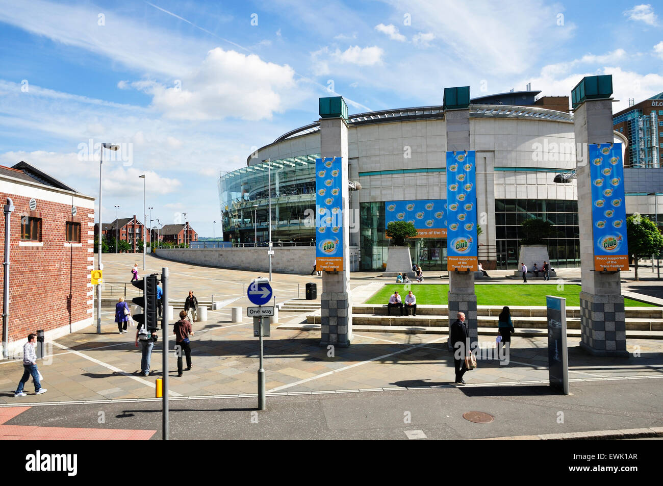 The Waterfront Hall, Belfast, County Antrim, Northern Ireland. UK Stock ...