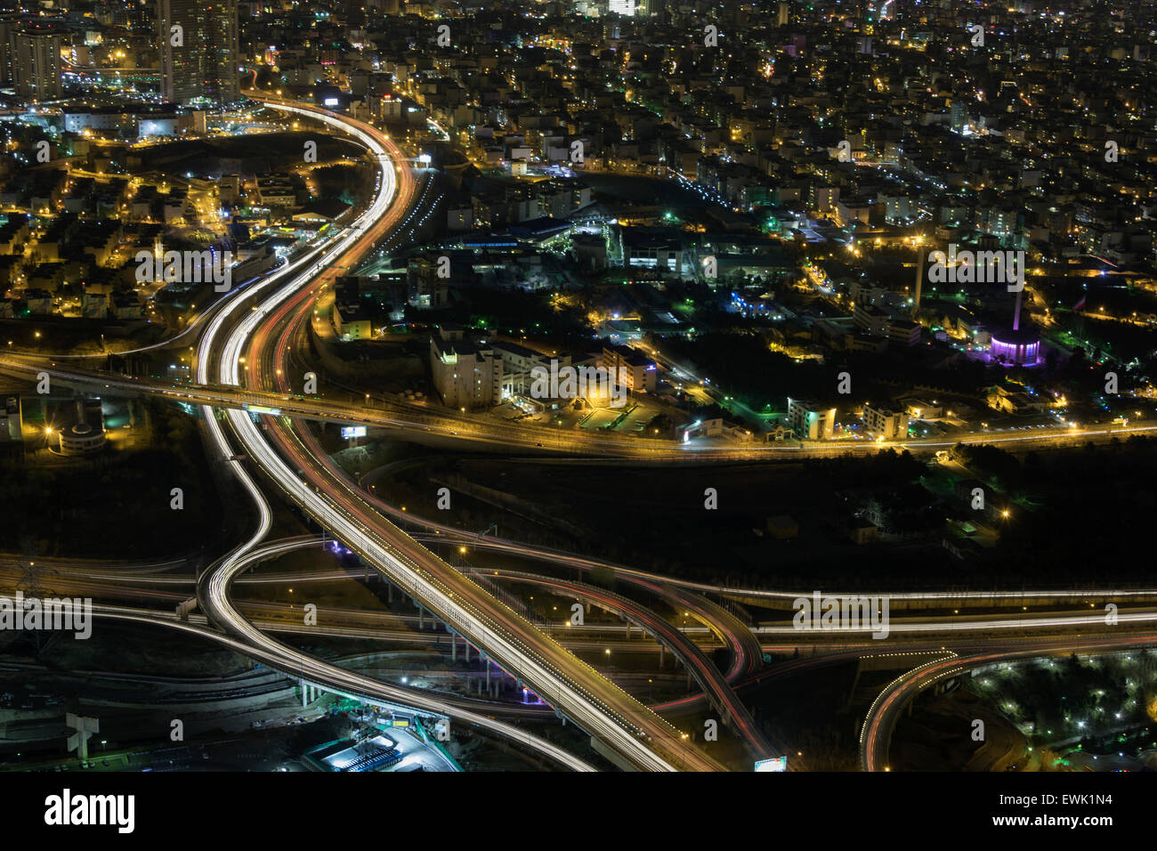 Tehran night view hi-res stock photography and images - Alamy