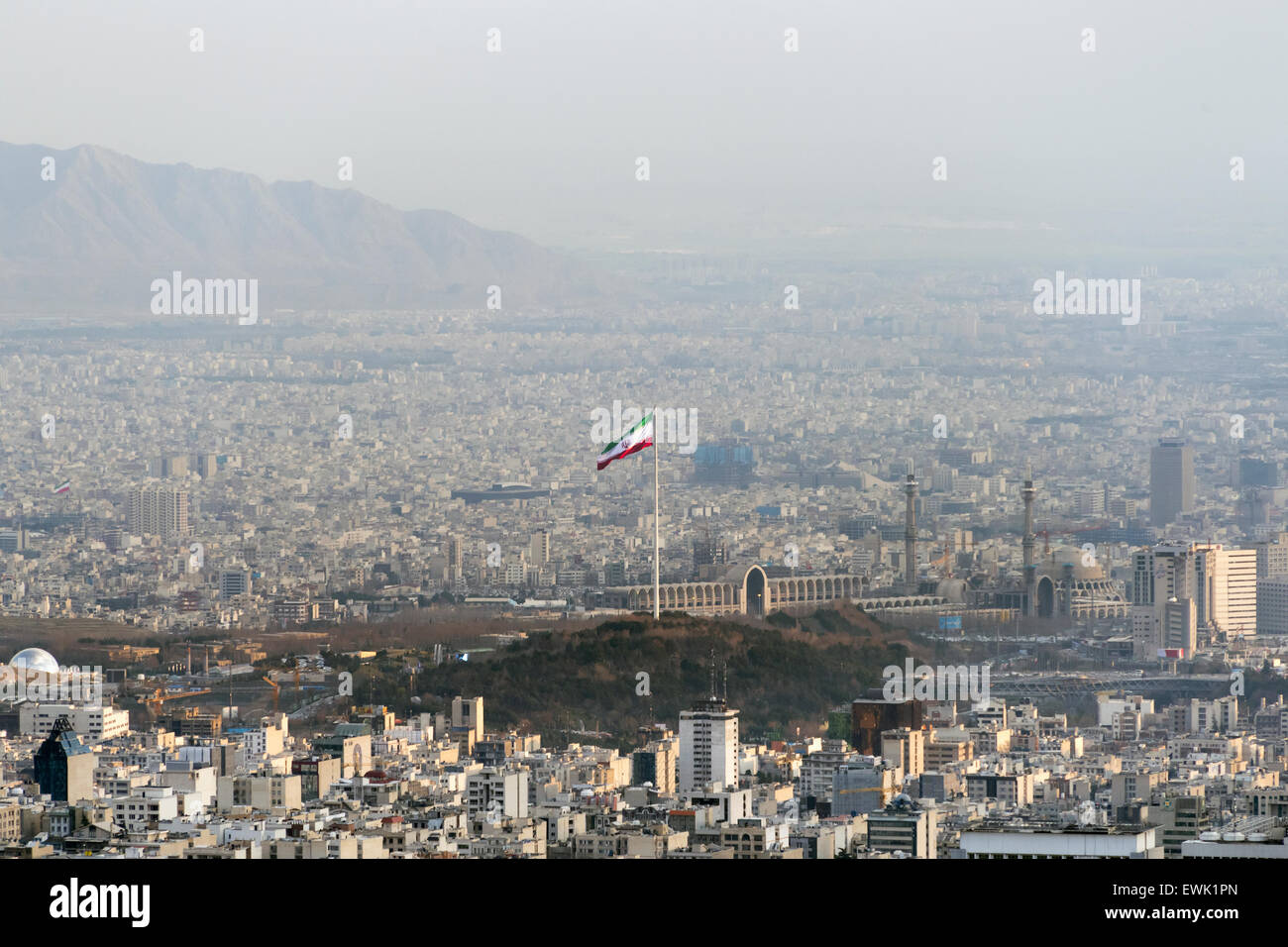 Tehran iran flag hi-res stock photography and images - Alamy