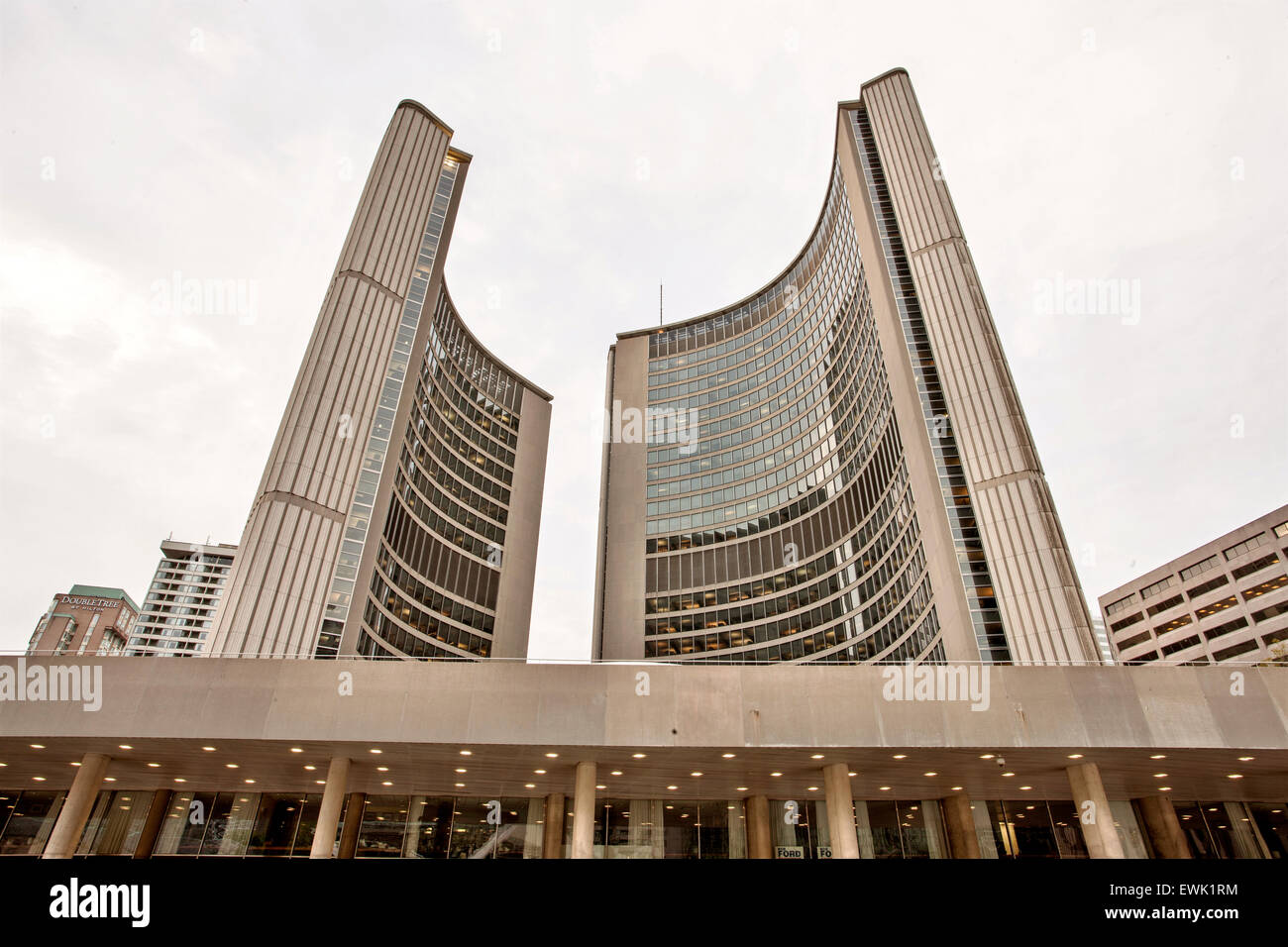City Hall Toronto downtown curved architecture building Stock Photo - Alamy