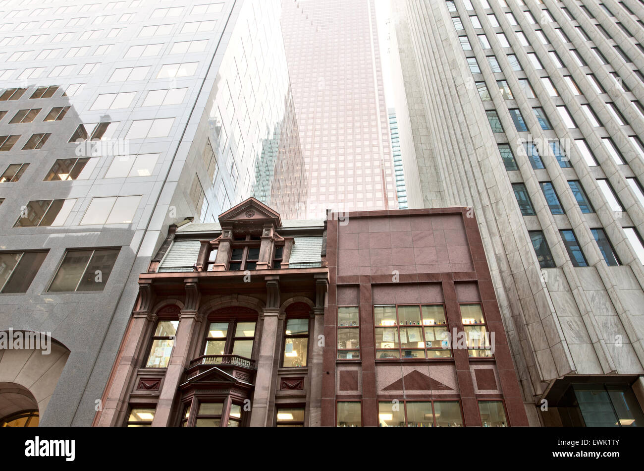 Buildings Old and New Toronto Yonge Street Stock Photo - Alamy