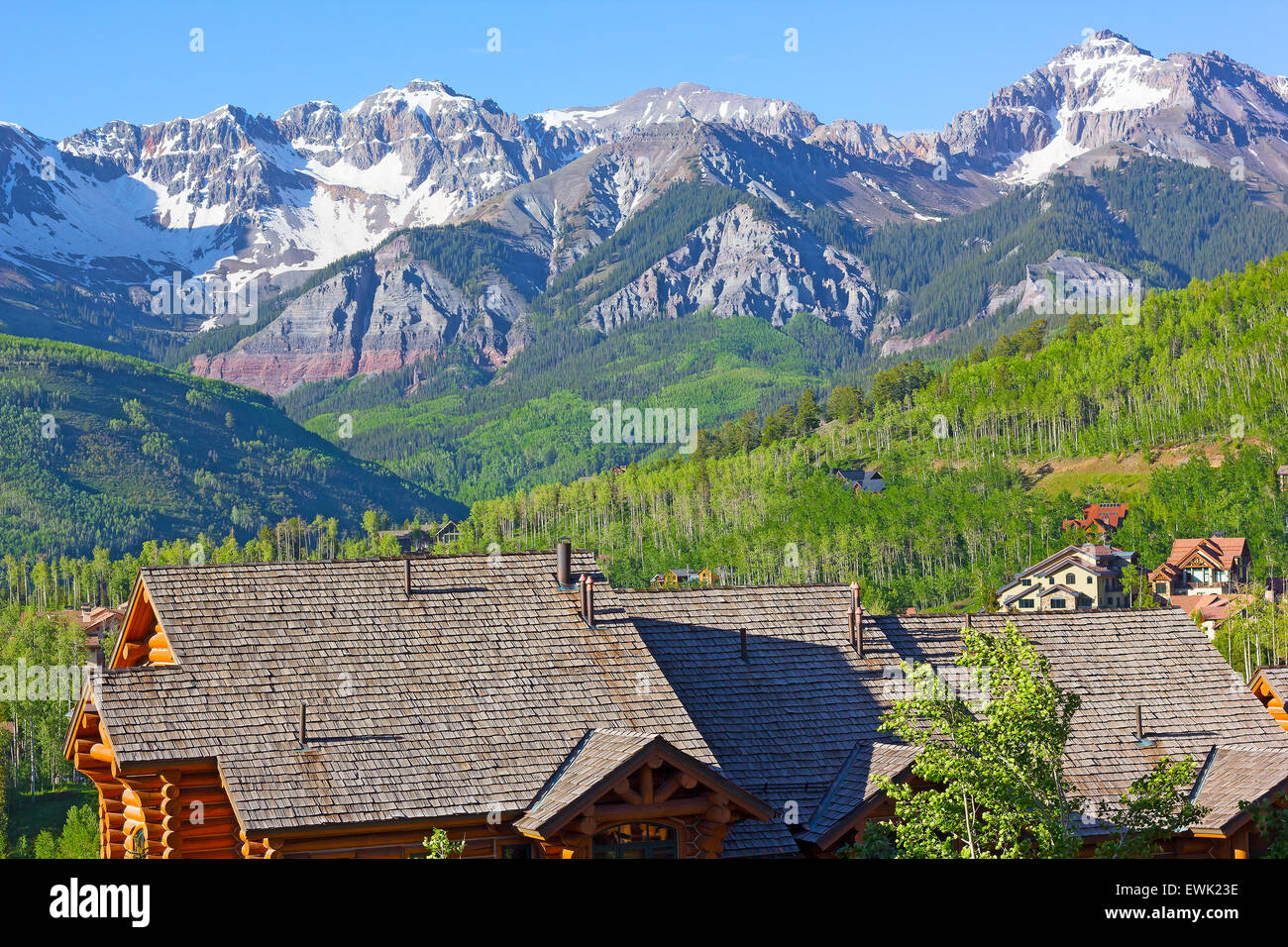 Telluride town colorado summer hi-res stock photography and images - Alamy