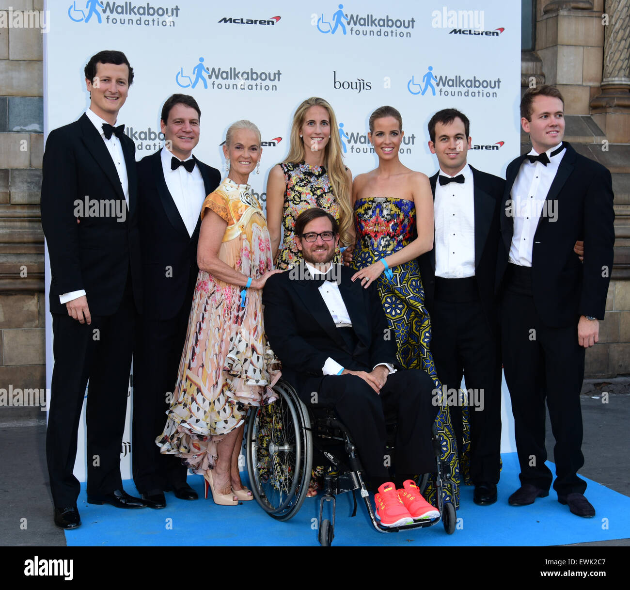 London, UK. 27th June, 2015. Walkabout Foundation family attends the ...