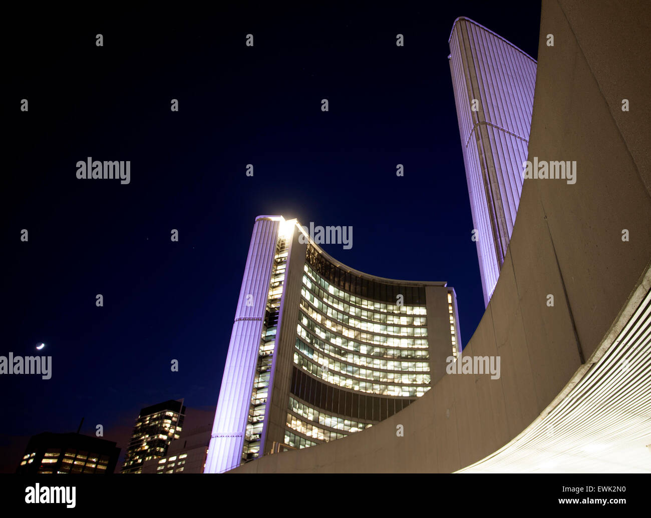 City Hall Toronto downtown curved architecture building Stock Photo - Alamy