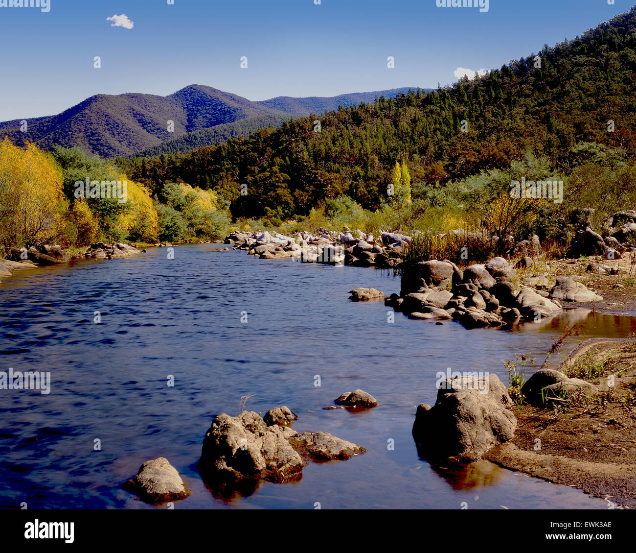 Snowy river snowy mountains australia hi-res stock photography and ...