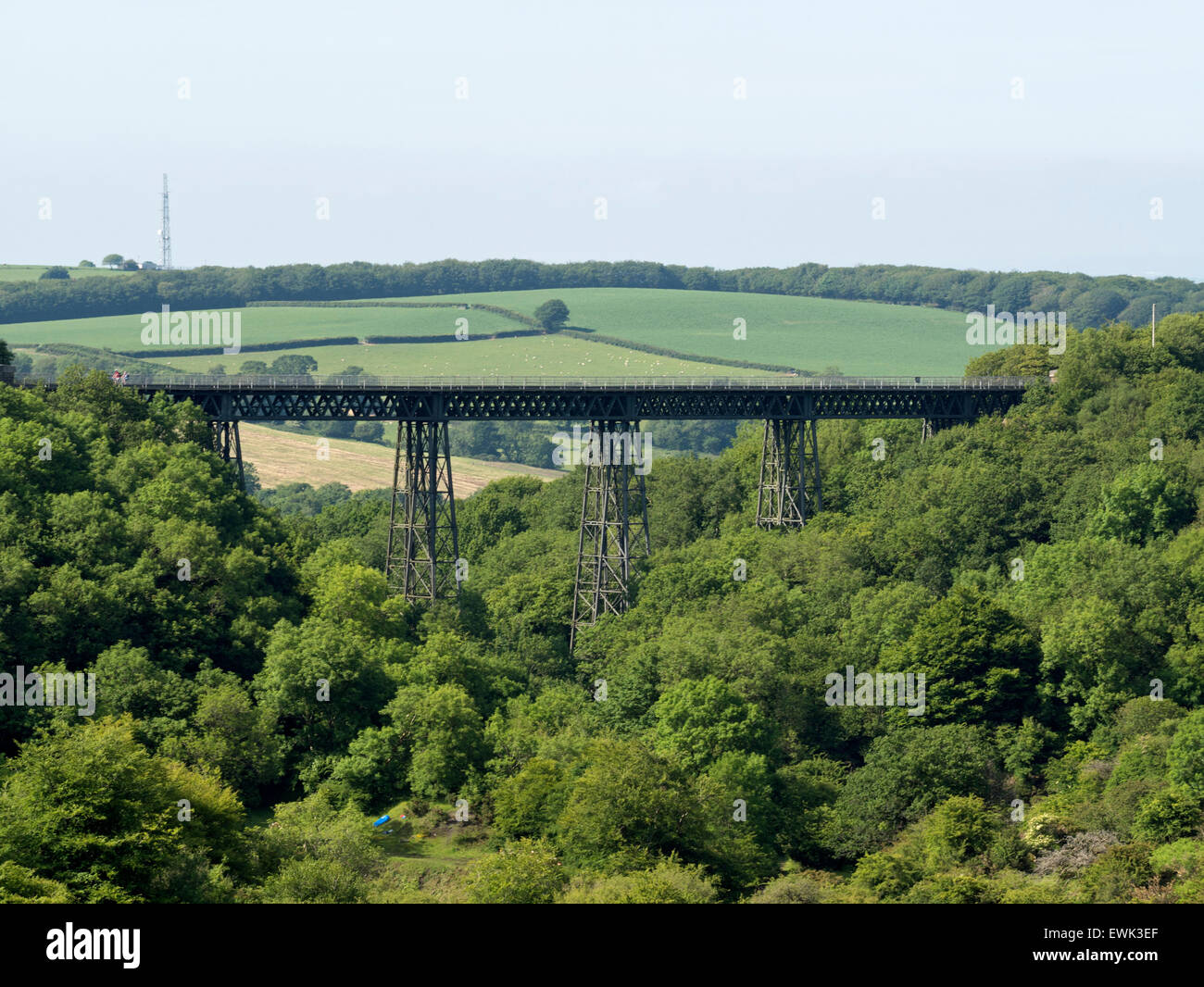 Meldon Viaduct, Dartmoor, Devon UK Part of the "Granite Way" Cycle ...