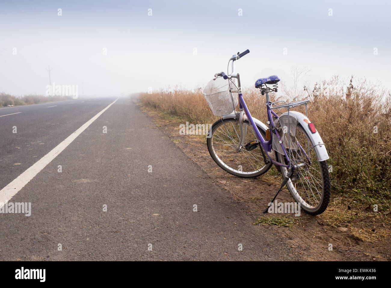 bike road in nature Stock Photo - Alamy