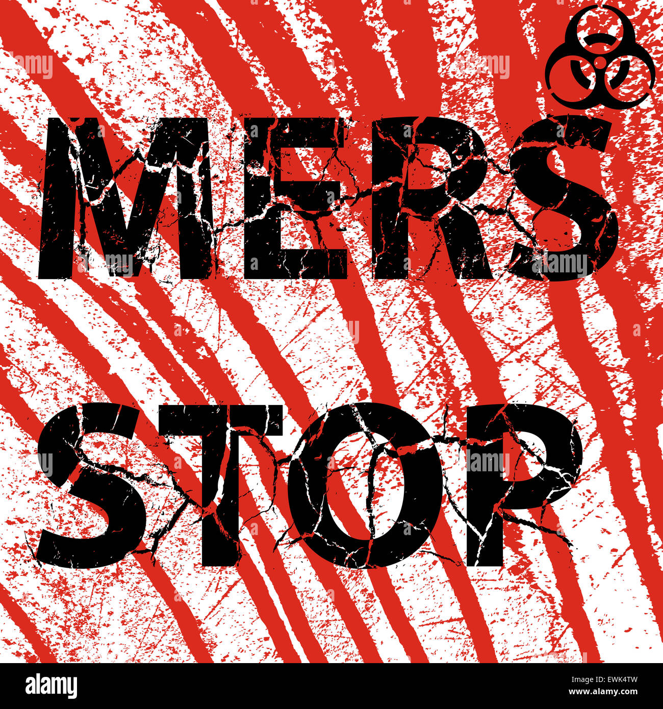 Background bloody wall Stop Mers Corona Virus sign Stock Photo - Alamy