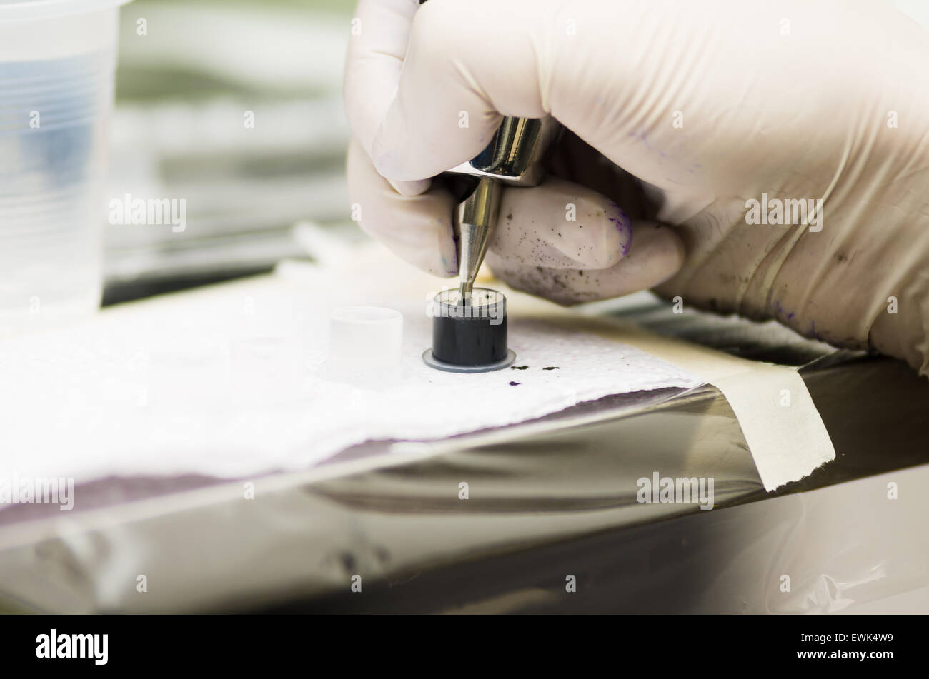 Needle and ink Stock Photo - Alamy