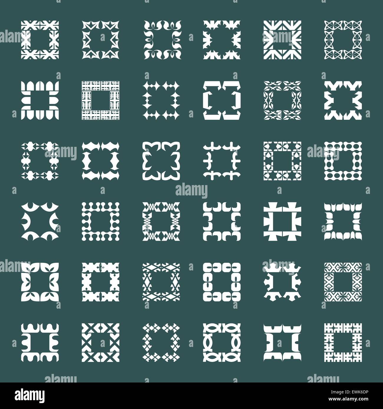 Collection of different graphic elements for design Stock Vector Image ...