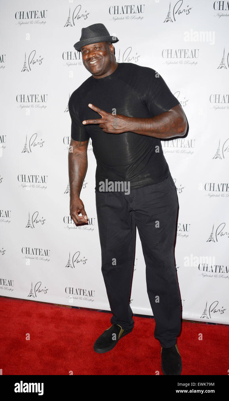 Las Vegas, Nevada, USA. 28th June, 2015. Shaquille O'Neal AKA DJ Diesel ...