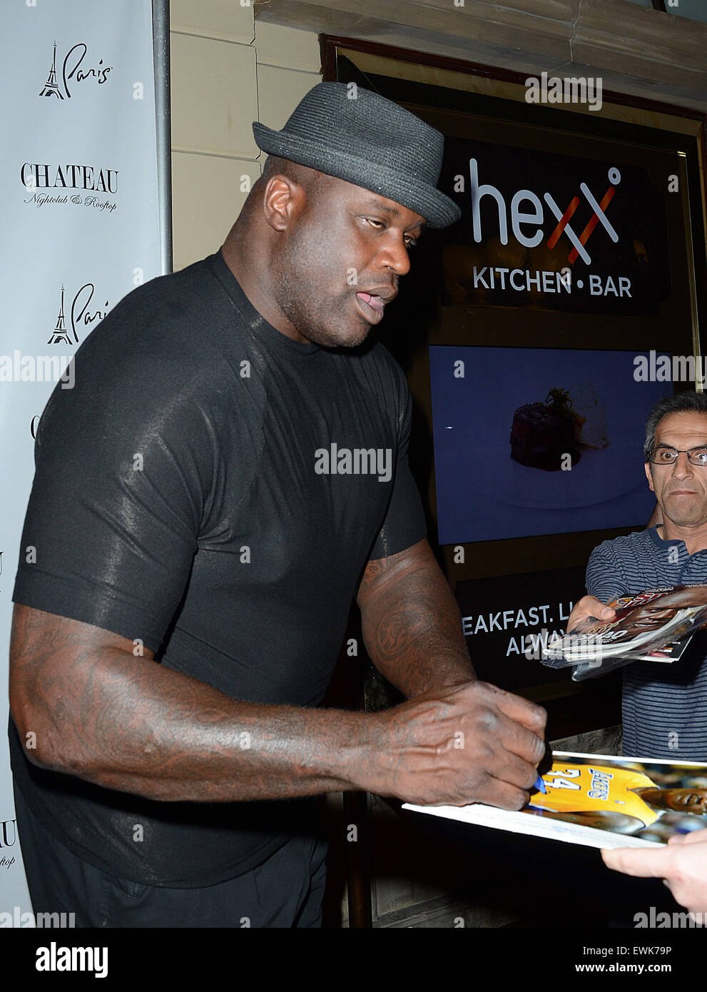 Las Vegas, Nevada, USA. 28th June, 2015. Shaquille O'Neal AKA DJ Diesel ...