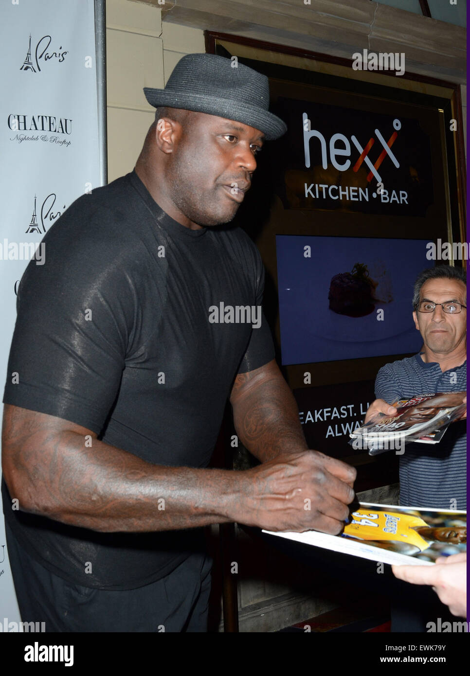 Las Vegas, Nevada, USA. 28th June, 2015. Shaquille O'Neal AKA DJ Diesel ...