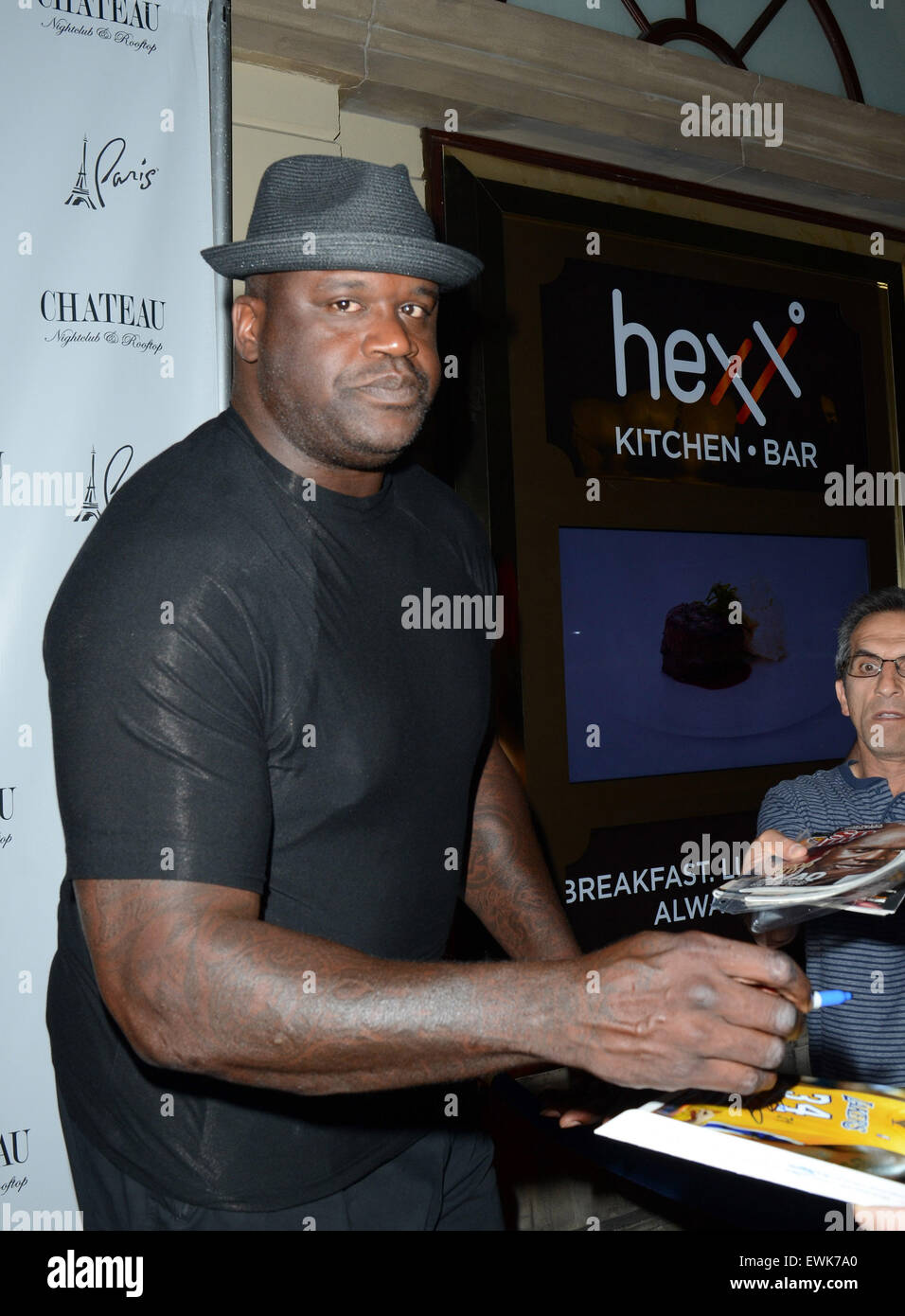 Las Vegas, Nevada, USA. 28th June, 2015. Shaquille O'Neal AKA DJ Diesel ...