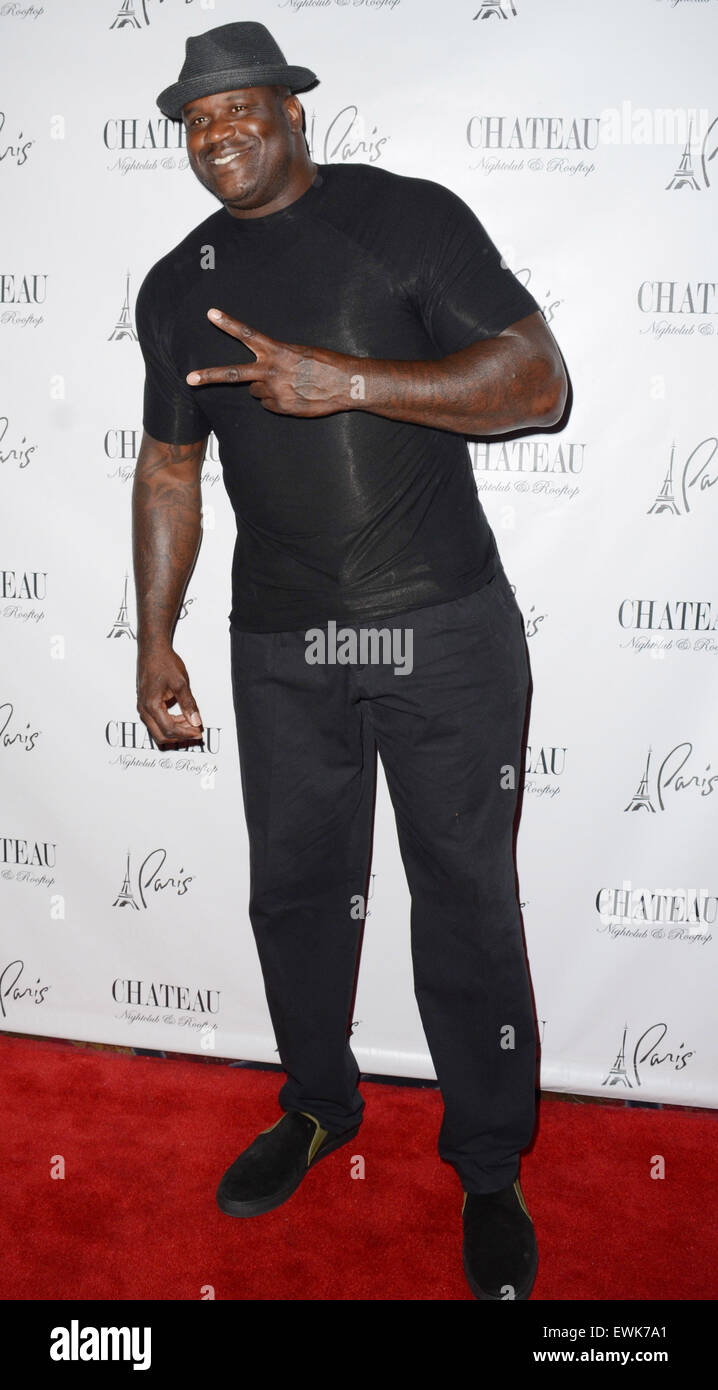 Las Vegas, Nevada, USA. 28th June, 2015. Shaquille O'Neal AKA DJ Diesel ...