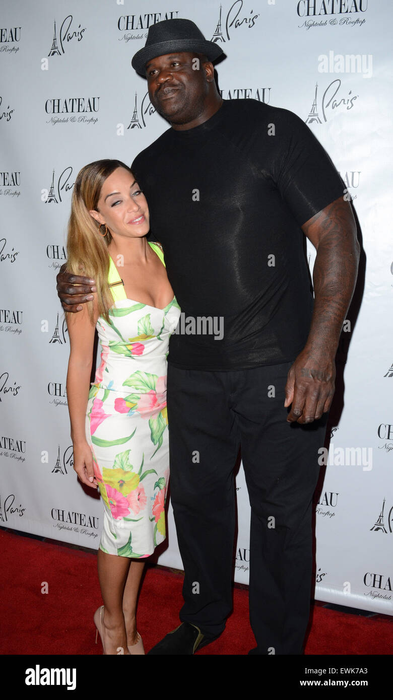 Las Vegas, Nevada, USA. 28th June, 2015. Shaquille O'Neal AKA DJ Diesel ...